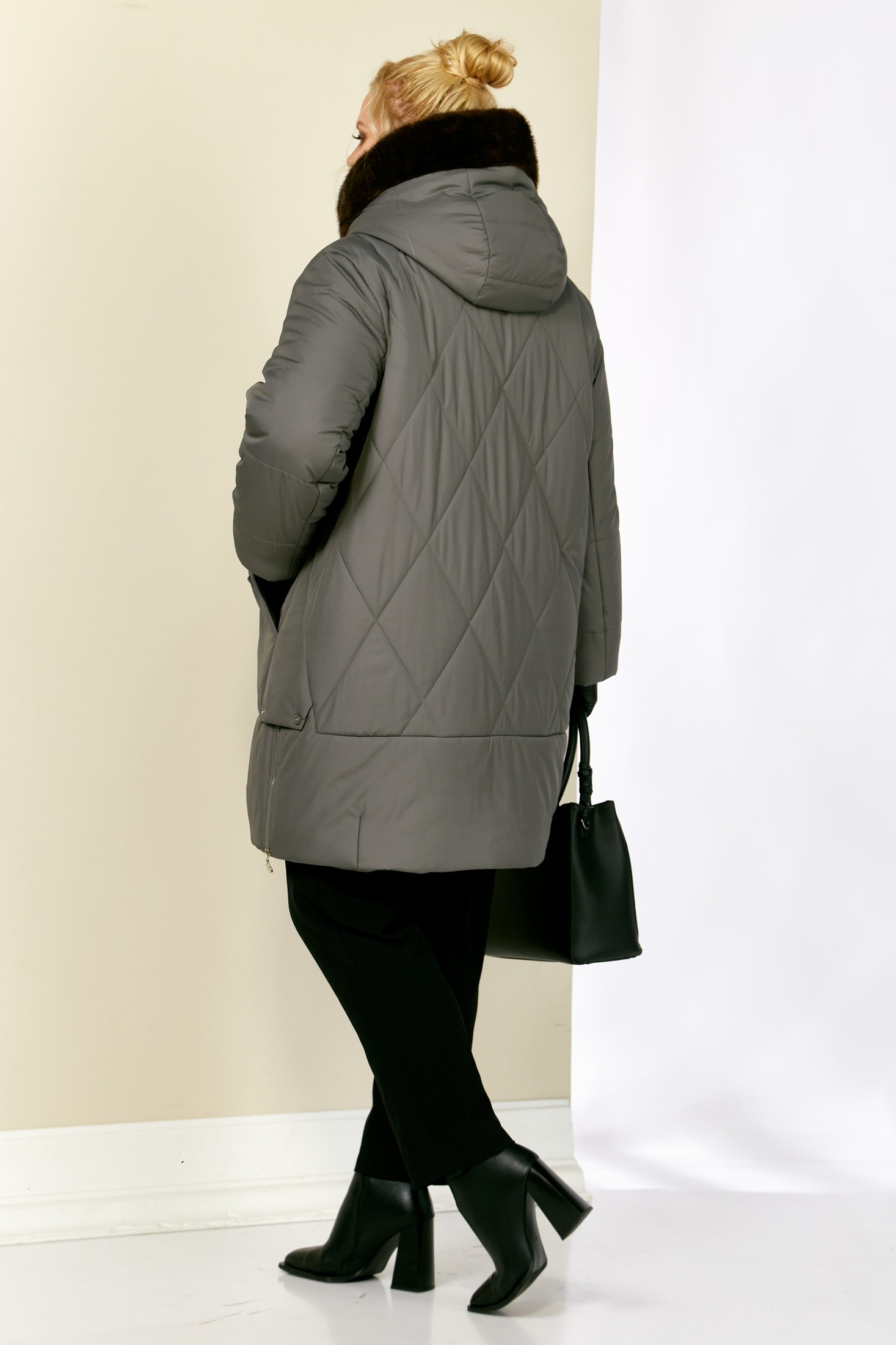 *Куртка 2208 стальной Shetti купить - 11% скидка | в наличии